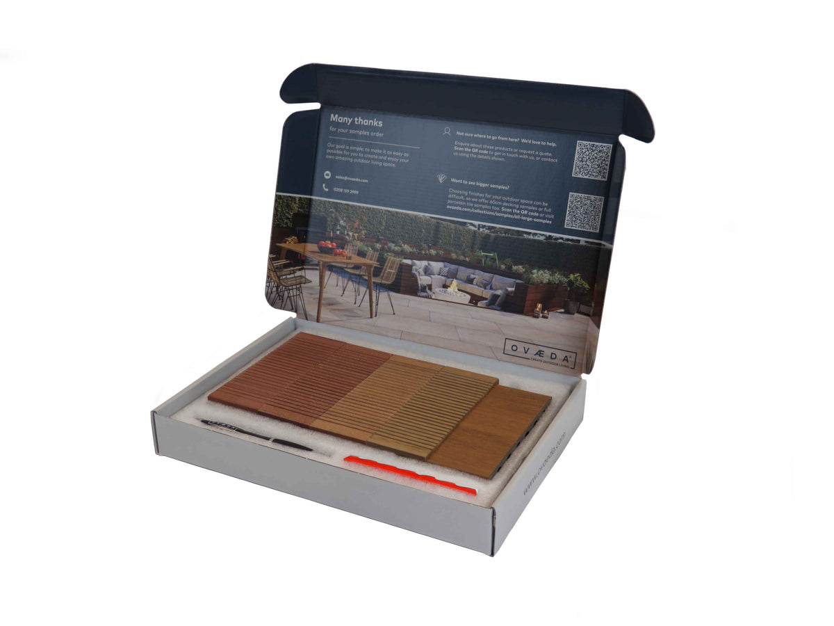 All Light Brown Colours | Composite Decking Samples Box