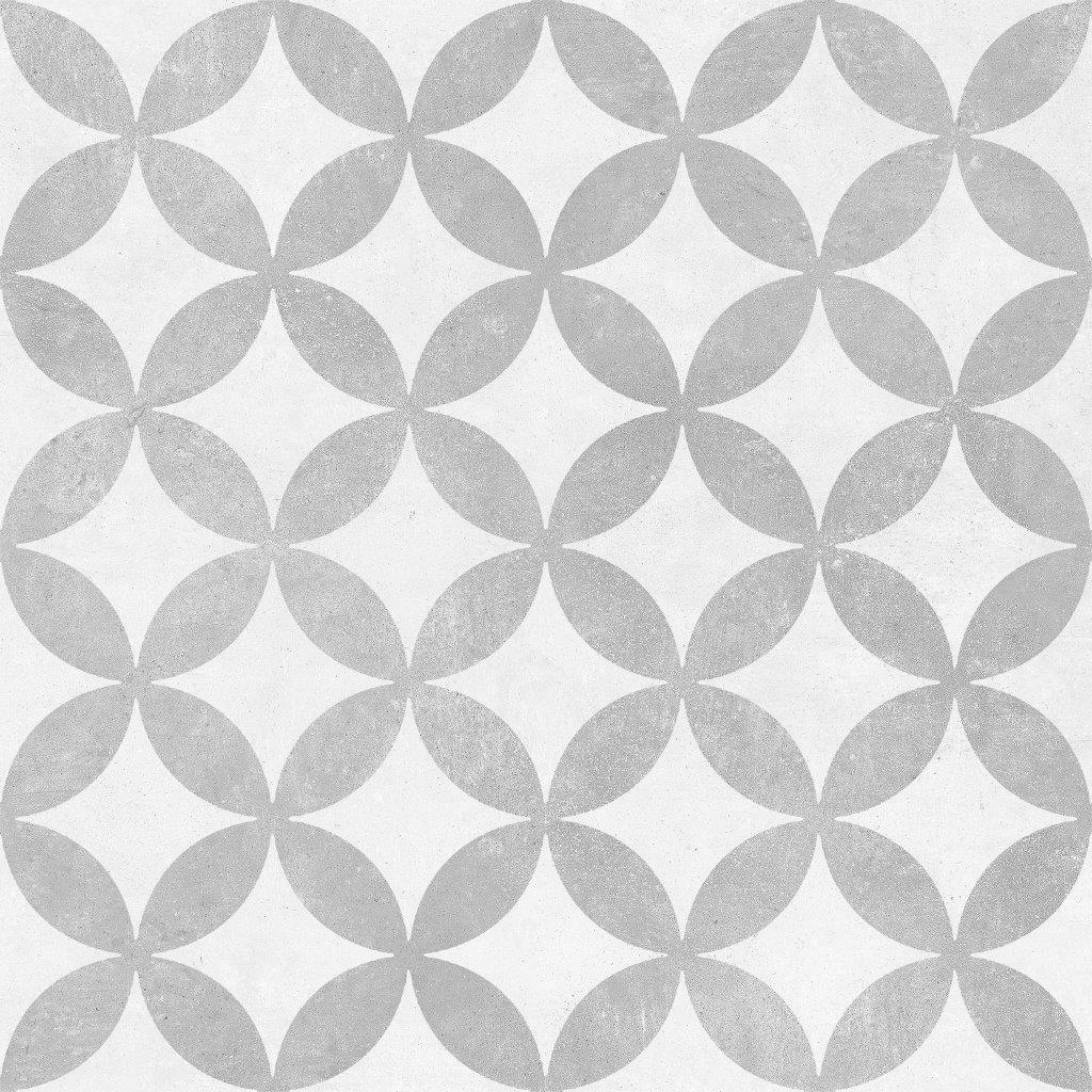 Decorio™ | Alecante Grey Patterned Porcelain Paving Tiles