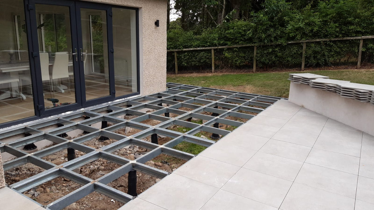 Tectonic® Modular Steel Paving Subframe 100mm Deep