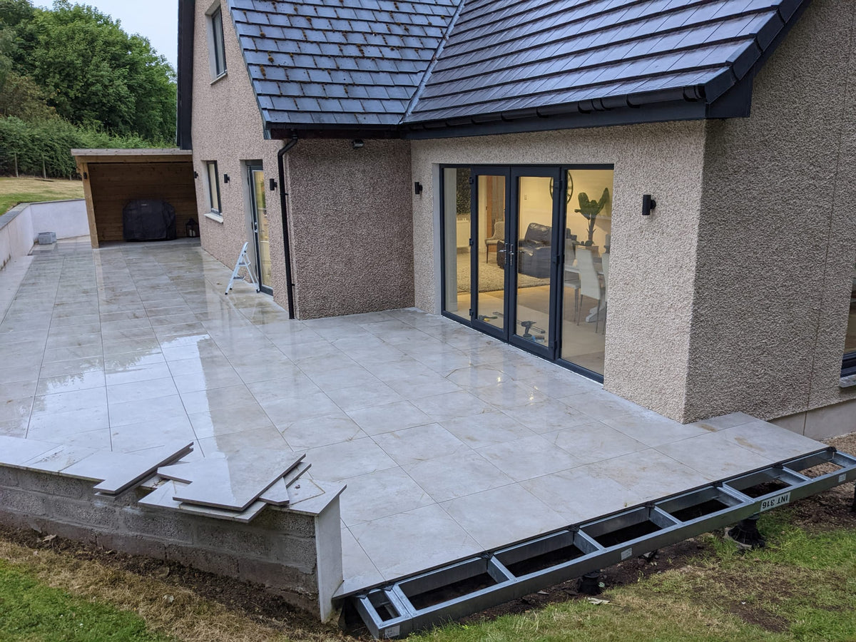Tectonic® Steel Frame Porcelain Paving Support Pad with 2mm Joint (80x