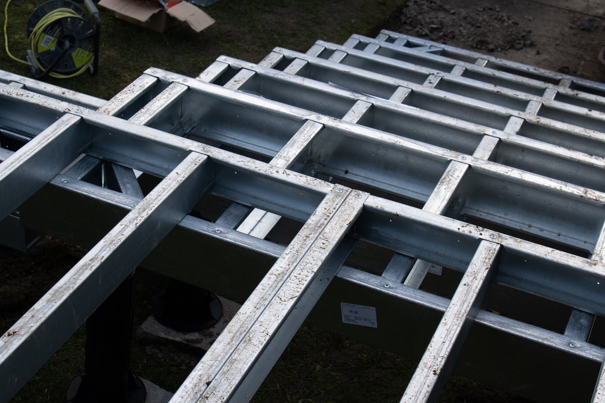 Tectonic® Modular Steel Paving Step Subframe 150mm Deep