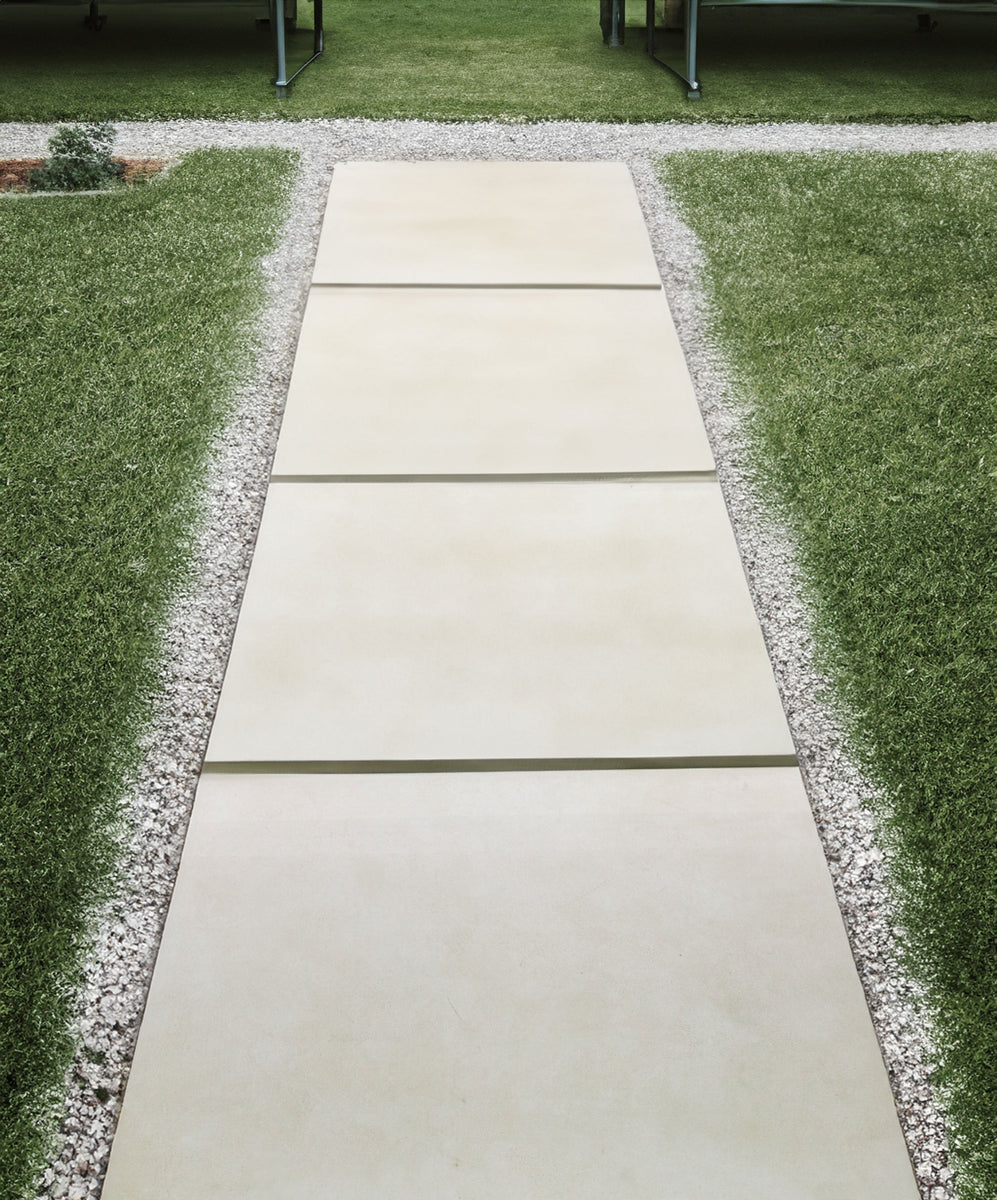 Pure™ | Cream Concrete Effect Porcelain Paving Tiles