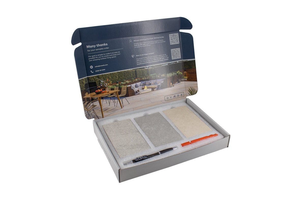 Black Colour Options| Porcelain Paving Sample Box (Choice of 3)