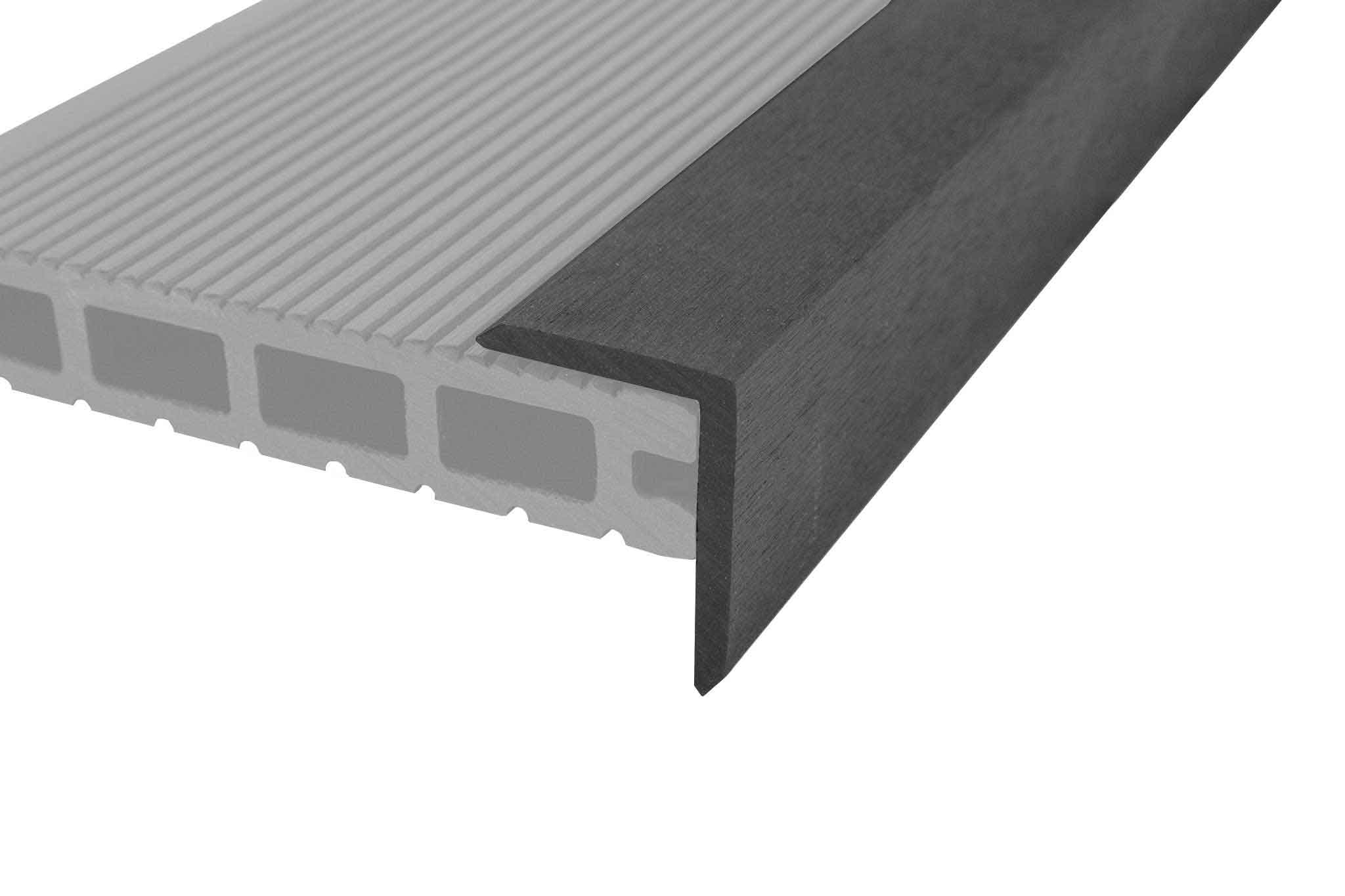 Composite Decking Corner Trims (3.6m length) | Black - O V Æ D A®