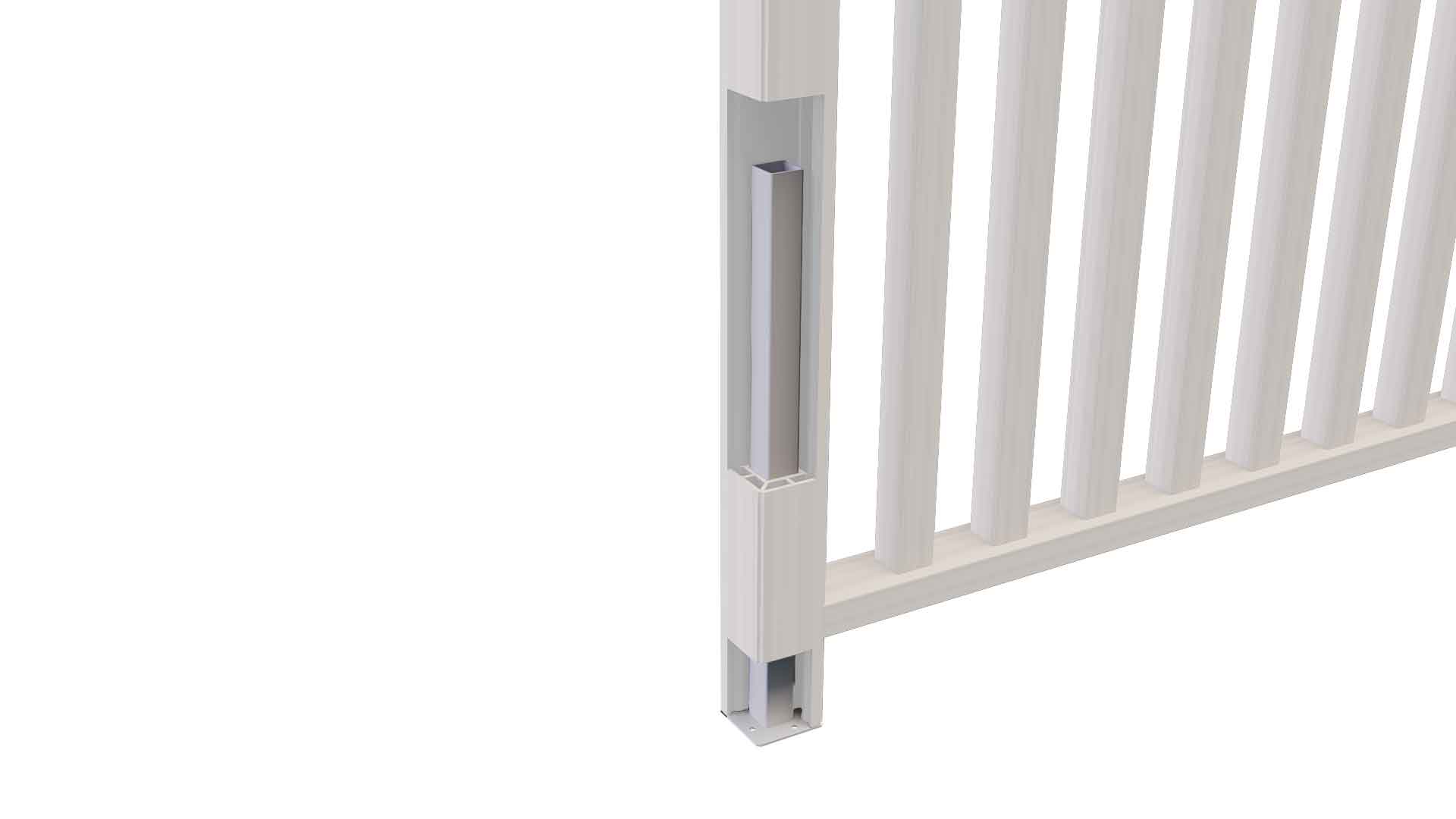 Composite Balustrade Bolt Down Support