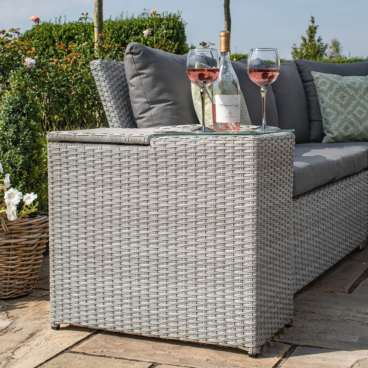Ice Bucket Side Table | Grey | Ascot