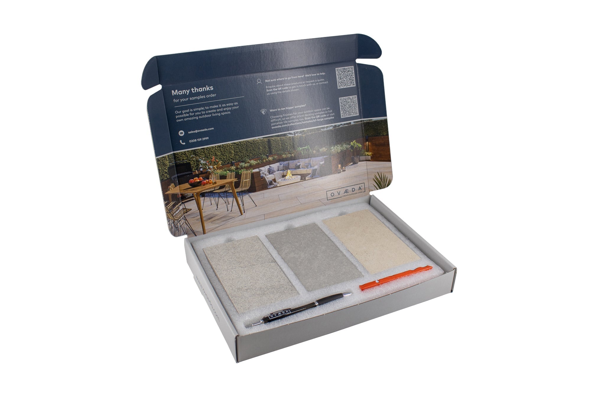 Light Grey Colour Options | Porcelain Paving Sample Box
