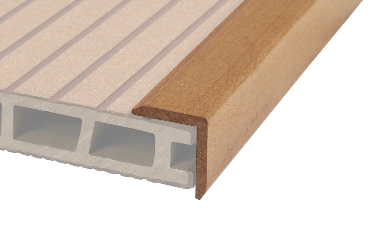 Natura™ | Terracotta Grooved Composite Decking Corner Trim