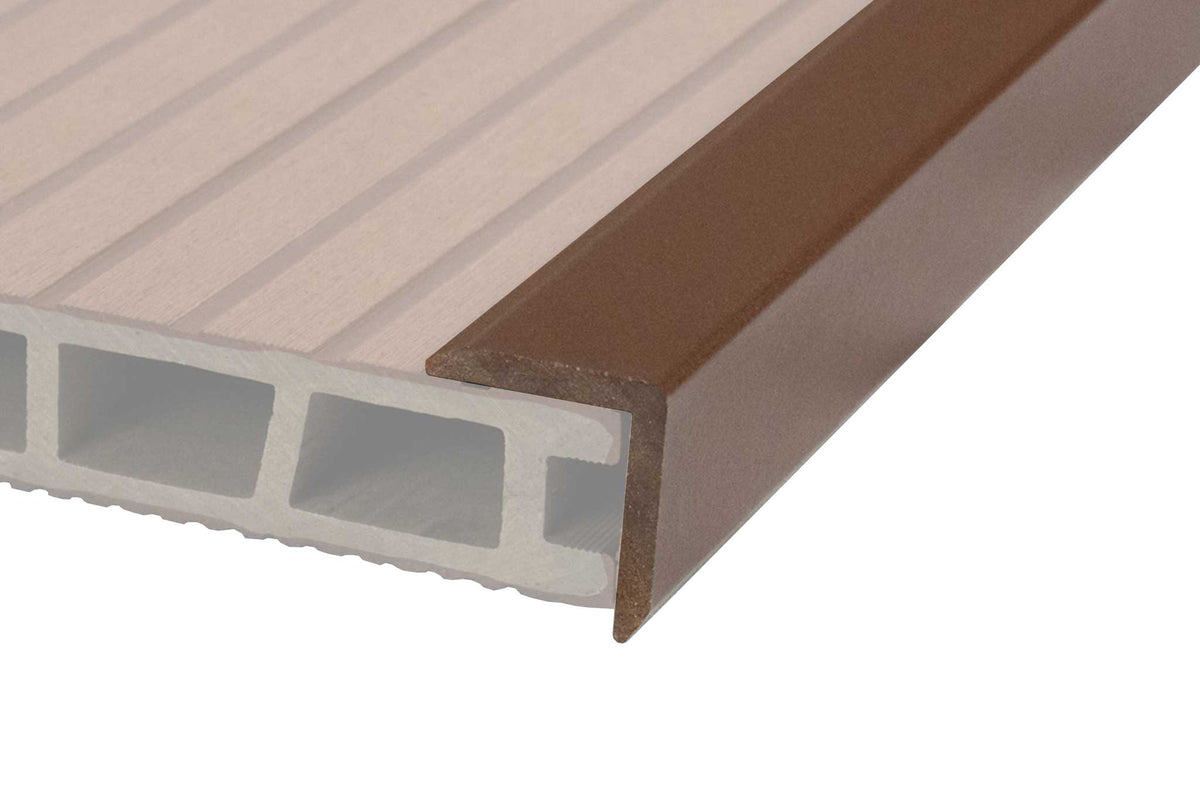 NaturaPlus™ | Terracotta Grooved Composite Decking Corner Trim