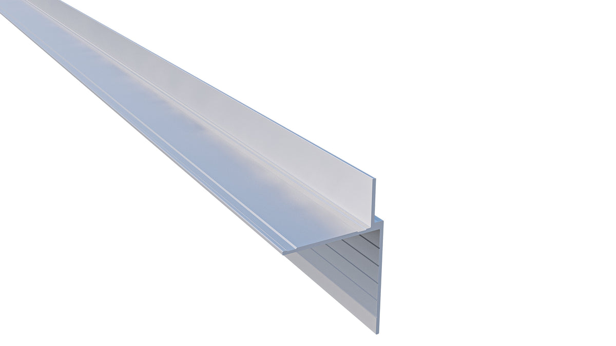 Tectonic® T25 Perimeter profile, with vertical downturn