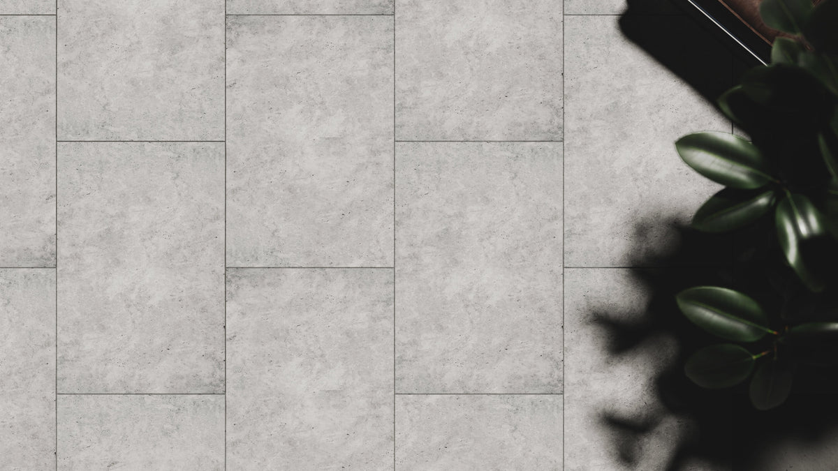 Travertino™ | Light Grey Stone Effect Porcelain Paving Tiles